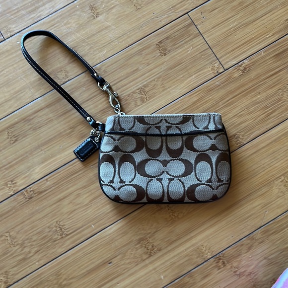 Coach | Bags | Coach Brown Classic Wrislet | Poshmark